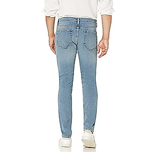 Amazon Essentials Men's Skinny-Fit Stretch Jean, Light Wash, 35W x 30L