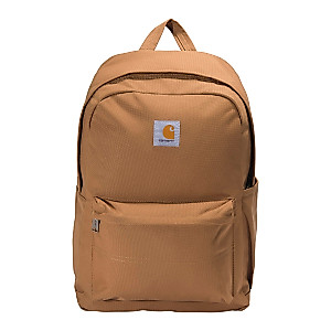Carhartt Essentials Backpack with 15-Inch Laptop Sleeve for Travel, Work and School, Sunstone