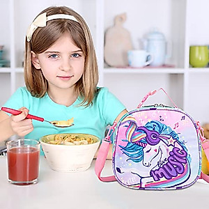 Lunch Box for Boys, Girls, Kids Insulated Lunch Bag, Perfect for Preschool, Kindergarten, Elenemtary, Cute, BPA Free, Food Safe