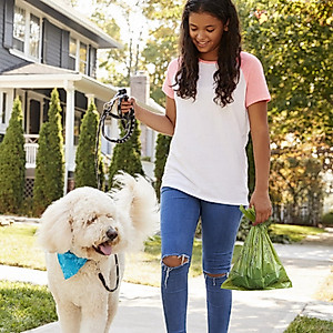 240 Count 13” x 9”Dog Waste Bags Rolls, Leakproof Strong & Sturdy Bags for Dogs, Doggie Bags Cats Litter Bags,Trash Bags for Doggy Pets