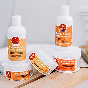 Oyin Handmade Honey Wash Hydrating Shampoo with Pure Honey | 8 oz