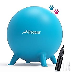 Trideer Flexible Seating for Classroom Elementary, Yoga Ball Chairs for Kids, Wobble Chair of School Supplies for Sensory Kids, Student Desk Chairs for Homeschool (Blue, 55cm)