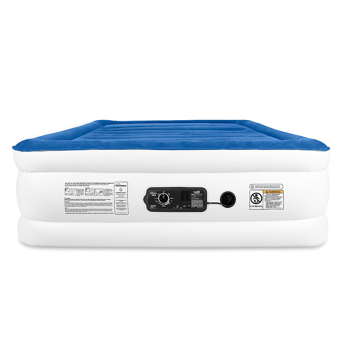 SoundAsleep CloudNine Series Air Mattress with Dual Smart Pump Technology by SoundAsleep Products - Full Size…