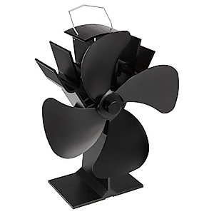 Home-Complete Stove Fan- Heat Powered Fan for Wood Burning Stoves or Fireplaces-Quiet and Low Maintenance, Disperses Warm Air Through House