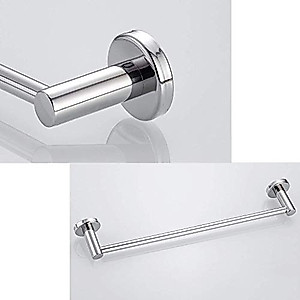 Towel Rack Towel Rails 304 Stainless Steel Towel Bar Polished Finish Wall Mounted Towel Rails for Bathroom Or Kitchen Bath Towel Shelf (42cm)(52cm)