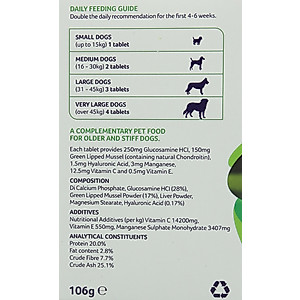 Lintbells YuMOVE Dog Joint Supplement for Stiff and Older Dogs - 60 Tablets