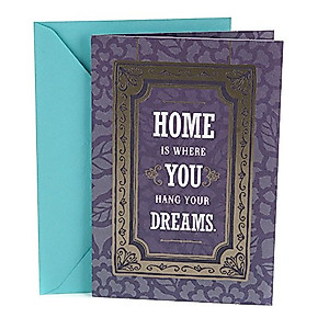 Hallmark Housewarming Card (Home is Where You Hang Your Dreams)