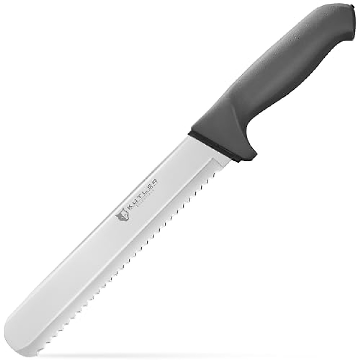KUTLER Professional 8-Inch Bread Knife and Cake Slicer with Serrated Edge - Ultra-Sharp Stainless Steel Cutlery
