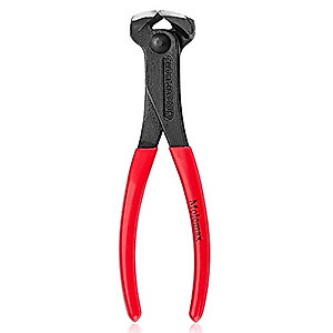 Pallet Buster Deluxe with Nail Cutting Pliers | 41" Collapsible Handle - Deck Wrecker - Best Wrecking Bar for Breaking Pallets - Steel Head - 2 Secure Locking Pins - Yellow - Molomax