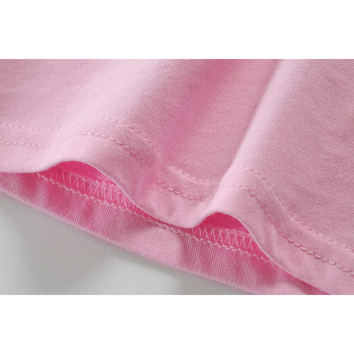 Baby Girls Ruffle Sleeve T-Shirt Toddler Easter Rabbit Ruffle Sleeve Short Top Pink 2-3T