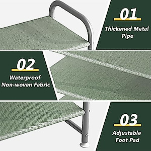 INGIORDAR Shoe Rack 3 Tier Storage Organizer for Closet Entryway