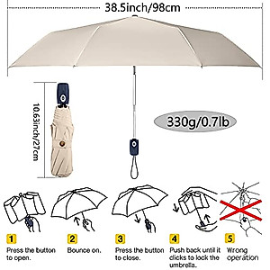 FDJASGY Color UV Protection Glue Coating Compact Folding Travel Parasols and Sun Umbrellas Auto Open Close Windproof Anti-UV Umbrella Blocking UV 99.98%