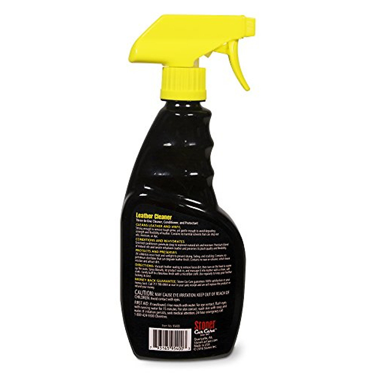 Stoner Car Care 95400 Leather Cleaner and Conditioner for 3-in-1 Car Interior Cleaner to Rehydrate Protect and Preserve Leather Surfaces, Pack of 1