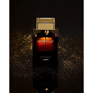 Liberty Luxury OudGold Perfume for Men (100ml/3.4Oz), Eau De Parfum (EDP), Long Lasting Smell.