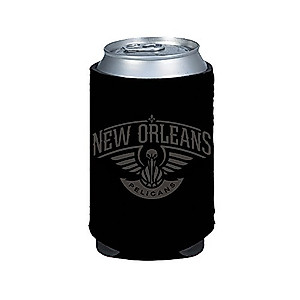 New Orleans Pelicans 2-Pack Black Tonal CAN Koozie Neoprene Holder Basketball