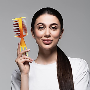 Expressions 12pc Styling Combs, Hair Comb Set for All Hair Types, Professional Barber Supplies, Durable Material, Gentle on Hair