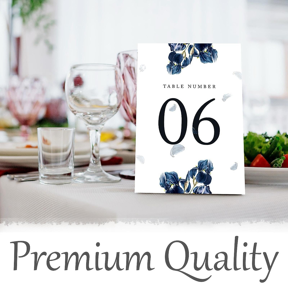1-30 Table Numbers, Wedding Table Numbers Plus Head Table and Gift Table 32 Pieces, Double Sided Wedding Reception Table Numbers, Wedding Seating Chart, Special Event Table Number Signs 4x6.