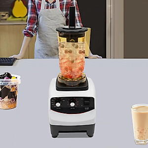 4 in 1 Tea Brewing Machine, Bubble Tea Machine, Milkshake Blender, Smoothie Maker Machine, Multifunction Food Blender Brew Cream Milk Shaker