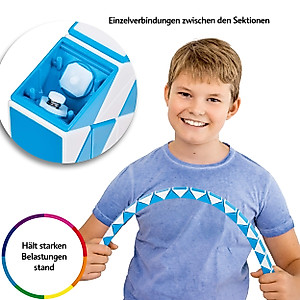 CUBIDI® Magic Snake Cube | Fidget Snake Toy for Kids | Travel Toys for Kids Ages 4-8 | Great Gift for Boys and Girls Birthday, Christmas, Stocking Stuffers - 48 Blocks | 0.9 inch x 0.7 inch | Blue