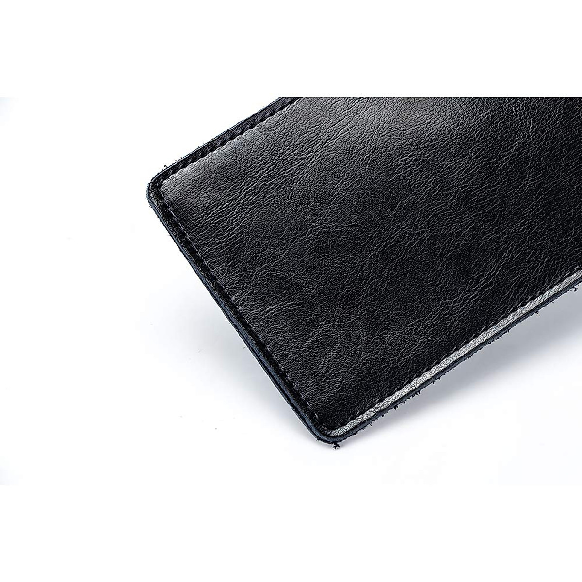 HERSENT PU Leather Knife Sheath, Universal Meat Cleaver Covers, Waterproof Butcher Chef Knife Edge Guards, Durable Wide Knife Protectors, Heavy Duty Kife Blade Shield Guard, 8.27”Lx3.9”W (Black)