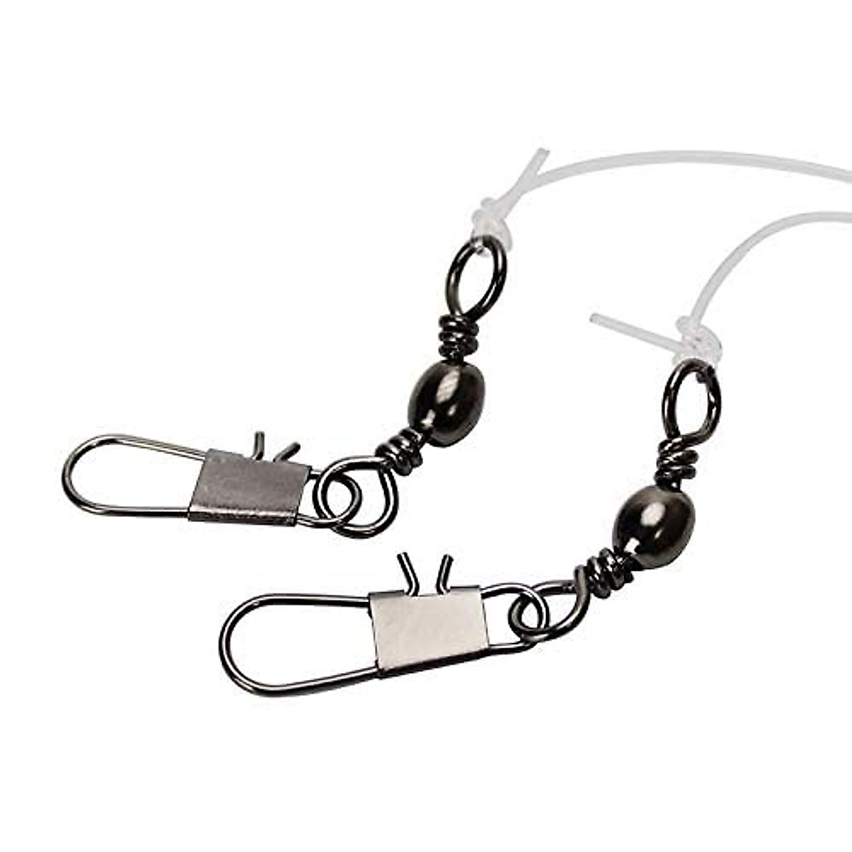 OriGlam Luminous Fishing Rigs with Real Fish Skin, Glow Beads & High Carbon Hooks for Fresh/Saltwater