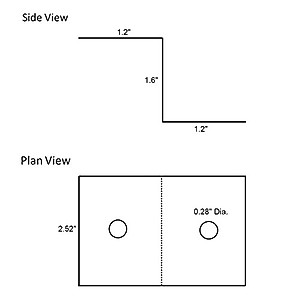 uxcell ZB-01 Silver Tone Solar Panel Mounting Z Bracket Set for Yacht/Solar Panel