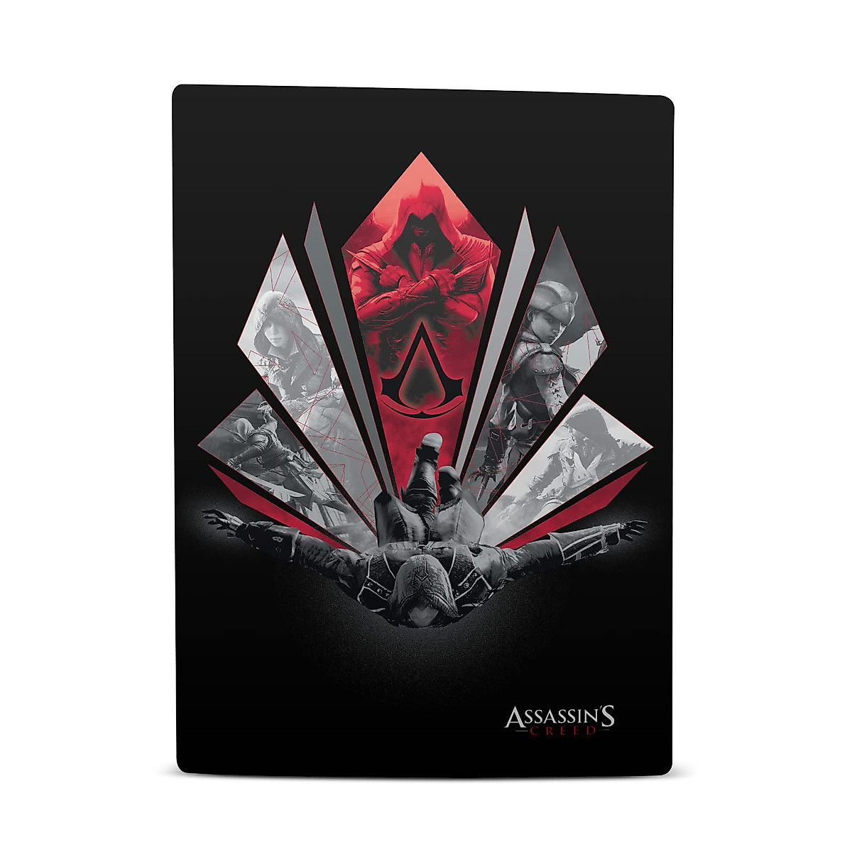 Head Case Designs Officially Licensed Assassin's Creed Leap Of Faith Graphics Matte Vinyl Faceplate Sticker Gaming Skin Decal Cover Compatible With Sony PlayStation 5 PS5 Digital Edition Console