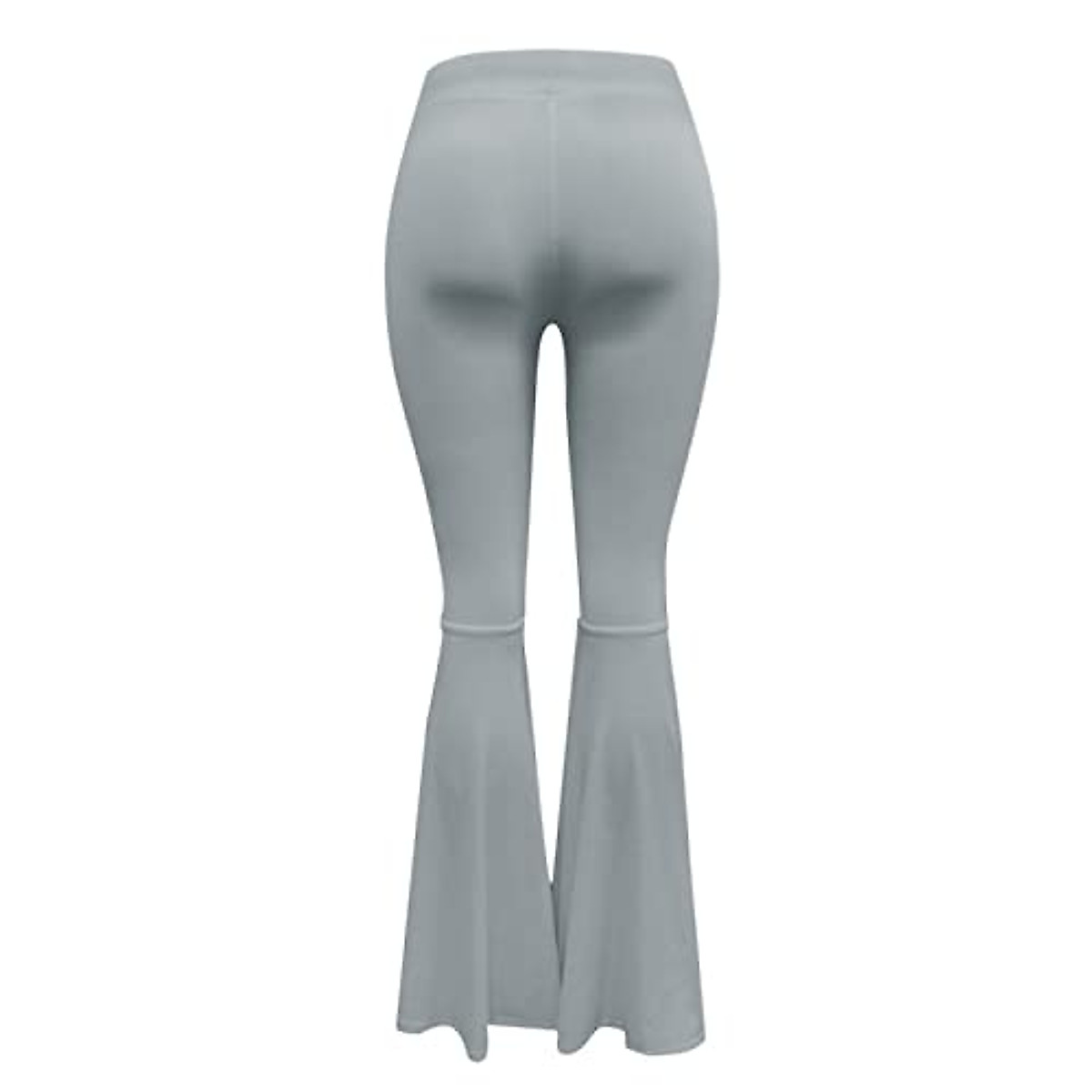 Cross Waist Bootcut Yoga Pants for Women, Non See Through Bootleg Sports Gym Flare Workout Pants qia230104- *462-new Years eve Party Supplies Grey