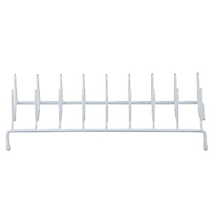 Home Basics PR30379-6 Plate Rack, 13 x 5.5 x 4, White