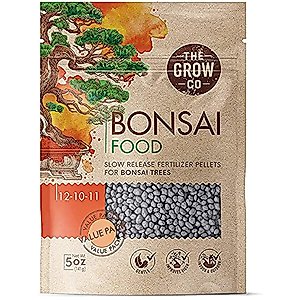Bonsai Fertilizer - Gentle Slow Release Plant Food Pellets - Ideal for All Indoor and Outdoor Bonsai Tree Plants in Pots (5 oz)