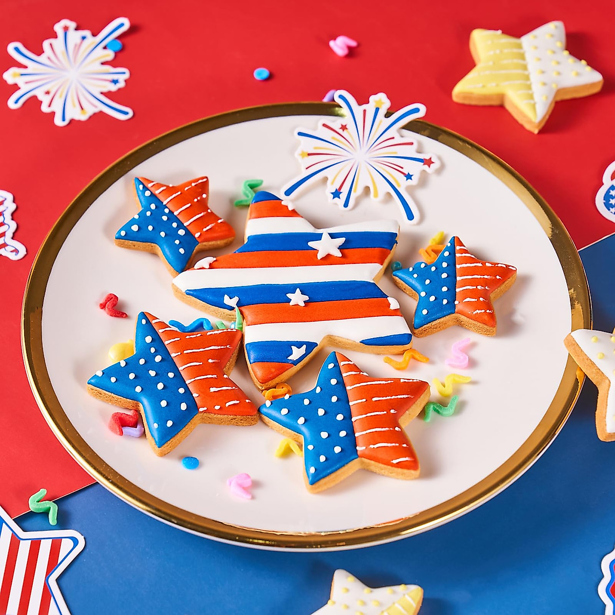 ETERSION Star Cookie Cutter 5 Pieces 5 Sizes 1" to 4"