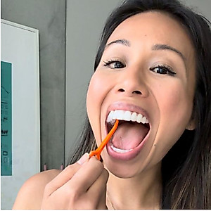PUL Clear Aligner Removal Tool for Invisalign & Removable Braces | Hygienic, Durable, and Compact | Compatible with Removable Braces, Aligners, Retainers, & Dentures | by The Pultool (Pink + Blue)