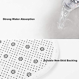 3 Piece Bathroom Rugs Set,Forest Fairy Tales Lanterns and Waterfalls Under Fantasy Large,Bath Rugs with U Contour Toilet Mat and Rugs Bath Mats Set,Bath Rugs Runner for Bathroom