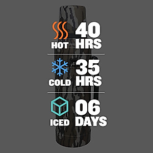 Stanley Classic Vacuum Insulated Wide Mouth Bottle - Bottomland - BPA-Free 18/8 Stainless Steel Thermos for Cold & Hot Beverages - 1.5 QT