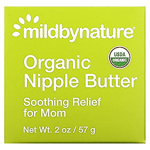 Organic Nipple Butter, 2 oz (57 g), Mild By Nature