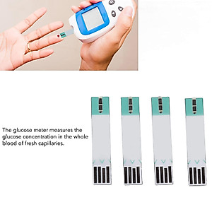 50 Count Accurate Glucose Test Strips for Diabetes Monitoring, PET Material