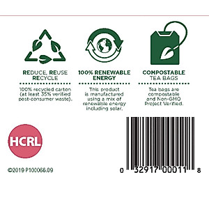 Traditional Medicinals Organic Healthy Cycle Raspberry leaf caffeine Free Herbal Tea 16 Ea 0.85 oz