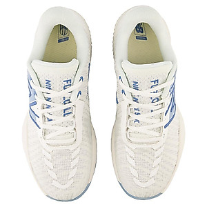 New Balance Women's FuelCell 996 V5 Hard Court Tennis Shoe, White/Navy/Hi-Lite, 8