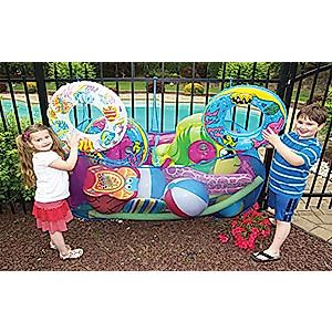 POOL BLASTER Water Tech Pool Pouch – Versatile Pool Storage for Floats, Balls, Inflatable Toys, Patio Accessories - Heavy Duty Reinforced Attaches to Pool Side, Fence or Free Standing