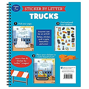 Brain Games - Sticker by Letter: Trucks
