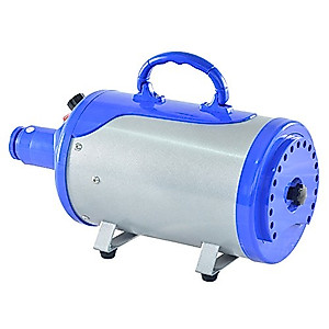 SHELANDY Groomer Partner Pet Hair Force Dryer Dog Grooming Blower with Heater (Blue)
