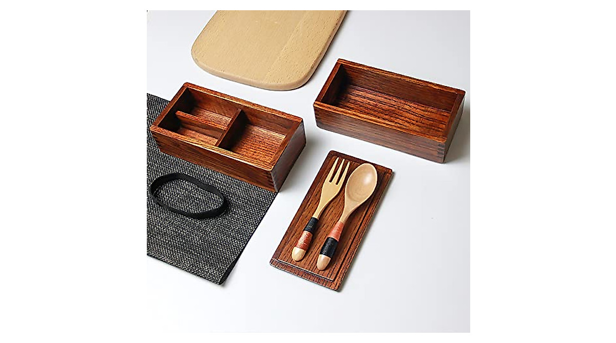 Wood Bento Box - Natural Japanese Traditional Lunch Container