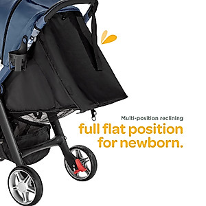 Larktale chit chat plus | Lightweight Full-Featured Stroller for Newborns and Toddlers | Compact Folding Stroller for Travel Featuring Eco-Friendly Materials and One-Handed Steering, Cottlestone Cream