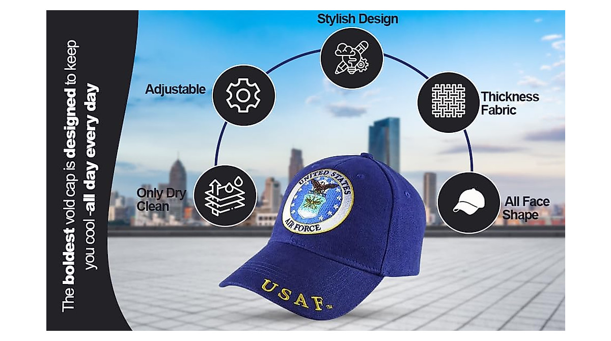 USMC Logo Hat - Adjustable Baseball Cap for All Seasons