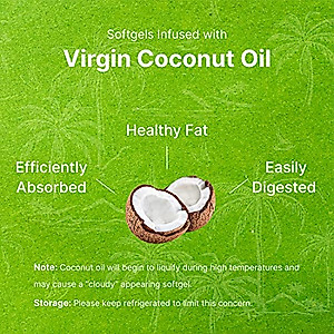 Vitamin K2 MK-7 with Virgin Coconut Oil, 180 Softgels - Vitamin K2 as Menaquinone-7 150 mcg | Advanced Vitamin K Supplement - Promotes Bone Health, Non-GMO, No Gluten