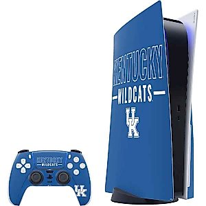 Skinit Decal Gaming Skin Compatible with PS5 Bundle - Officially Licensed University of Kentucky Wildcats Design