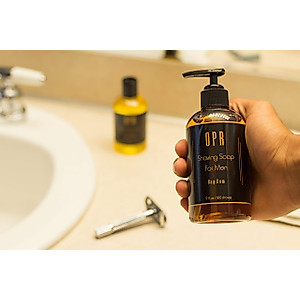 OPR's Bayrum Shave Soap is a Foam-Free Shaving Cream for Men that Gives Superior Lubrication, Leaves Skin Smooth, Smells Great, and Provides Up To 180 Shaves, No Shaving Soap Bowl or Mug Needed