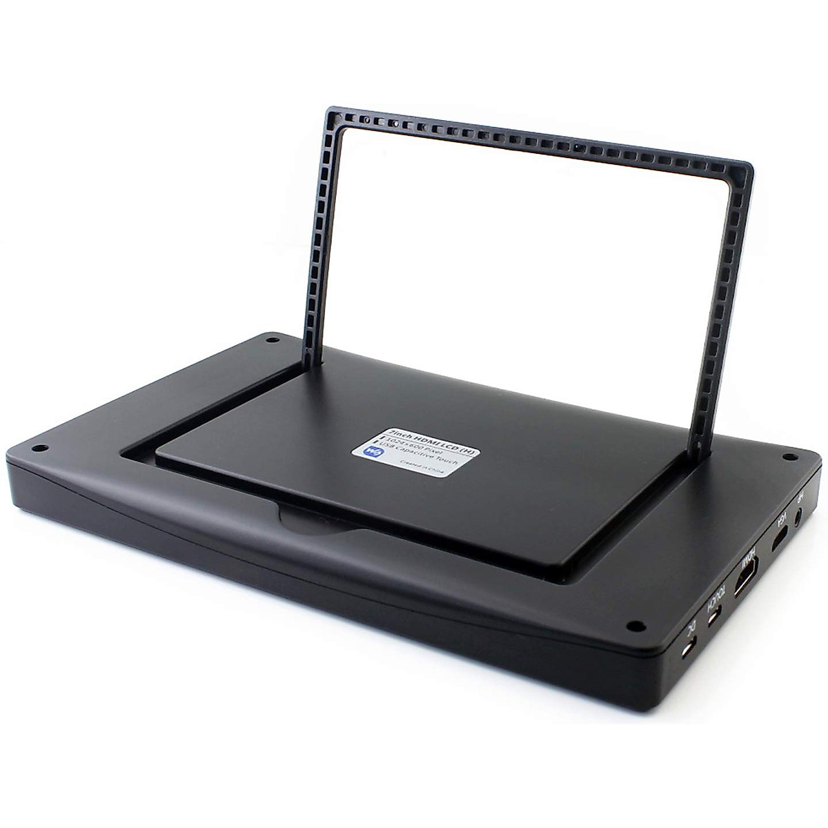 7inch HDMI LCD (H) (with case) Capacitive Touch Screen 1024x600 IPS Display Monitor with Toughened Glass Cover Support All Raspberry Pi 4B/3B+/3B/2B/Zero/Jetson Nano/Banana Pi/Windows 10/8/7