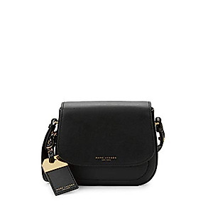 Marc Jacobs Rider Leather Crossbody Bag (Black)