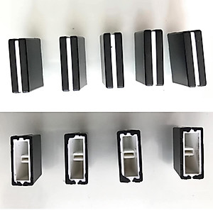 LICHIFIT 5PCS Fader Cap Fader Slider Knob Spare Parts for Pioneer DJM600 700 750 800 850 900 2000 DJ Mixer
